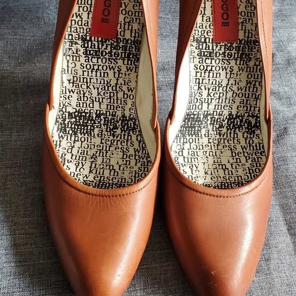 Hugo Boss | Shoes | Hugo Boss Brown Leather Heels | Poshmark